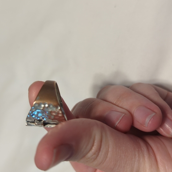 RS Covenant | Jewelry | Rsc Hammered Silver Cross Ring Sz 65 | Poshmark